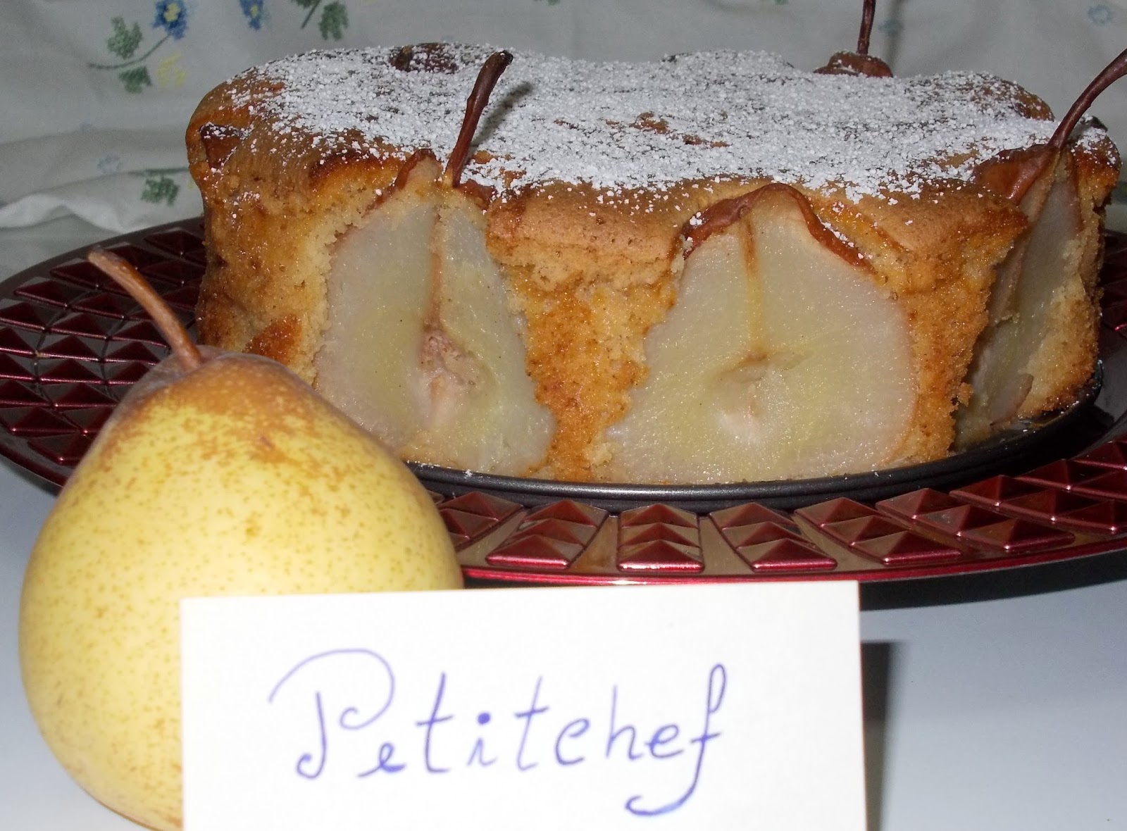 Bolo de Pêras | Receita rápida e simples de fazer