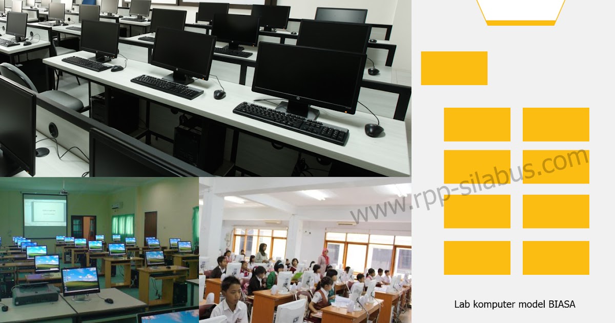 Model-model Lab Komputer di Sekolah