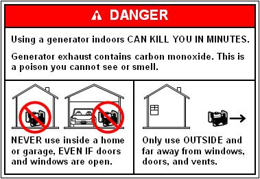 MEC&F Expert Engineers : Portable Generator Hazards