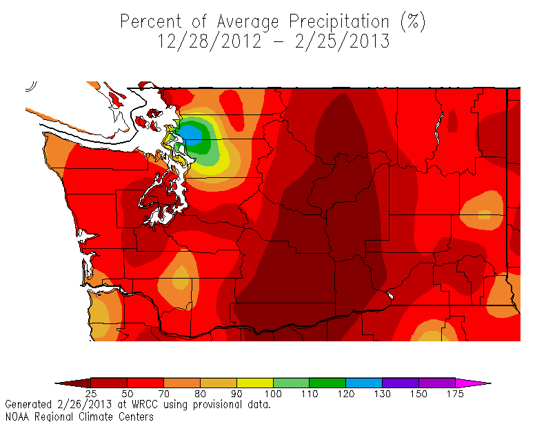 Cliff Mass Weather Blog: Eastern Washington Drought?