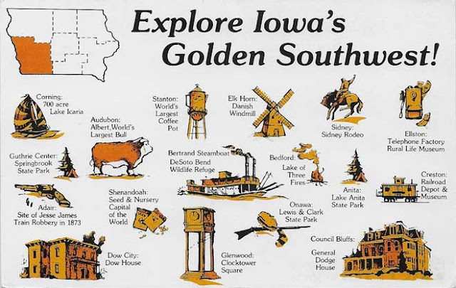 *Postcard Gems: Explore Iowa's Golden Southwest