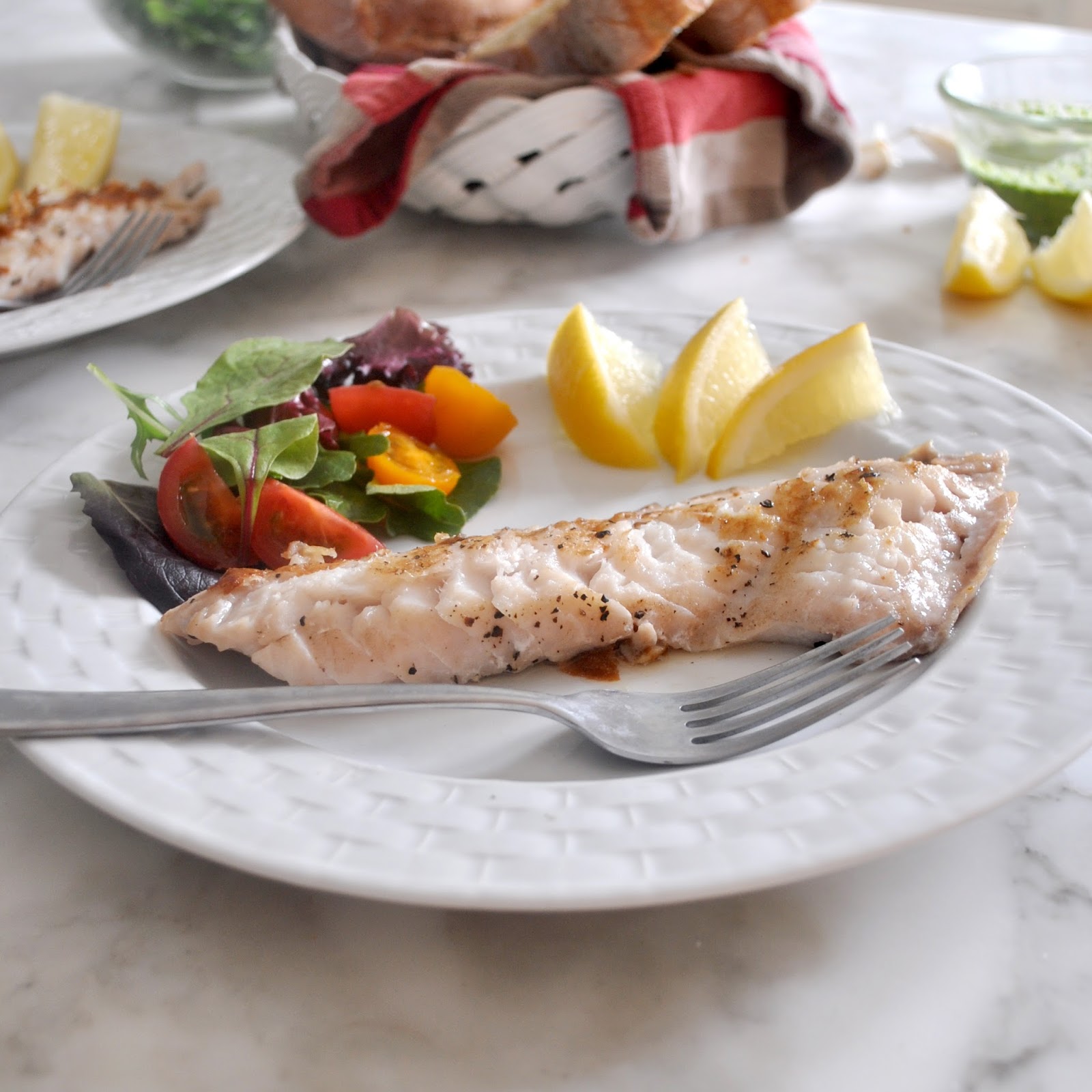 Cooking with Manuela: Pan-Seared Hogfish with Adriatic Sauce