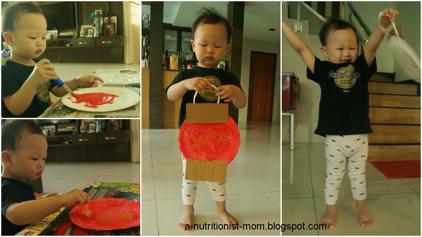 Journal of a nutritionist mom : CNY themed craft for toddler
