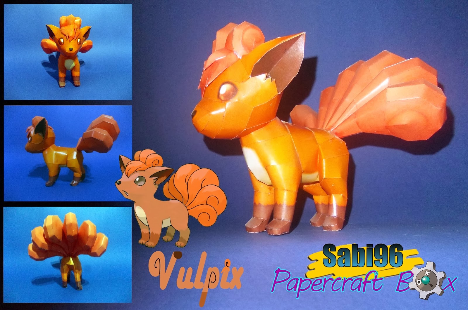 Papercraft Pokemon Vulpix ~ Papercraftsparati | Todos los Papercrafts ...