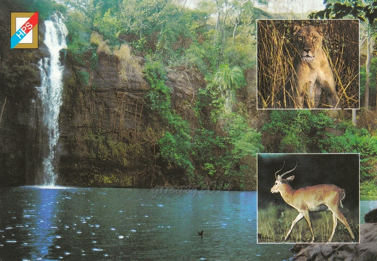 Postcards of the world - waterfalls & caves ...: Togo - Cascades de ...
