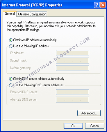 Cara Setting IP Adress komputer