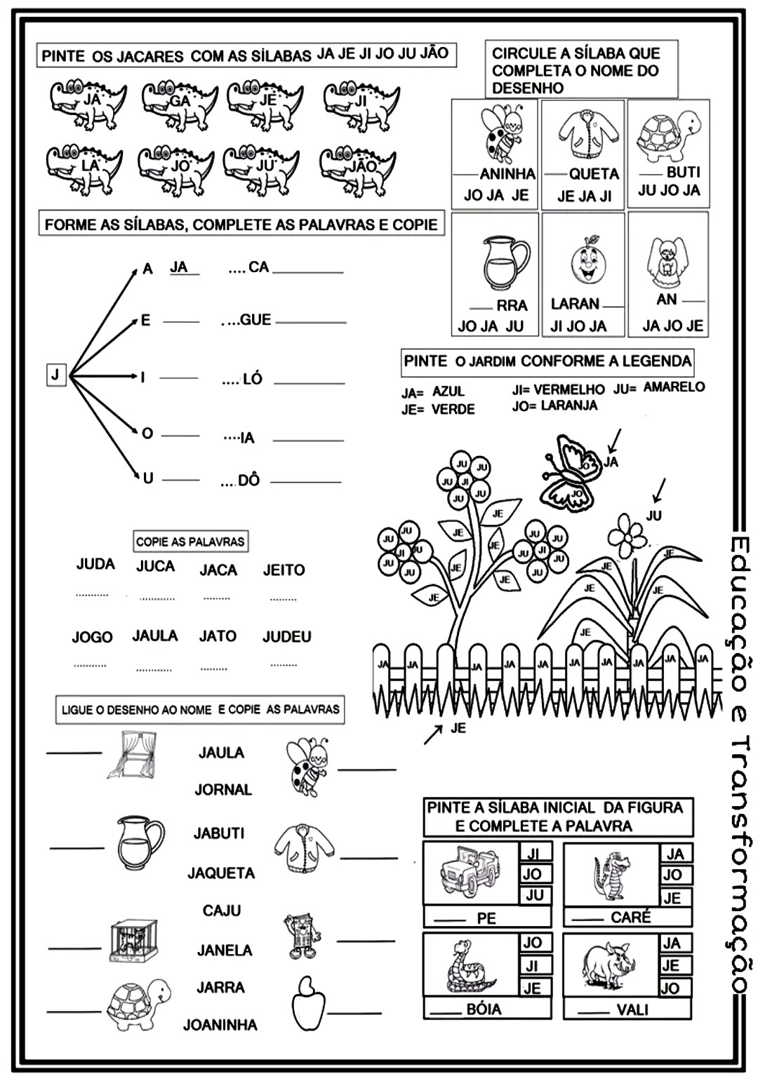 Caderno ABC Caderno com atividades que visam trabalhar a base ...