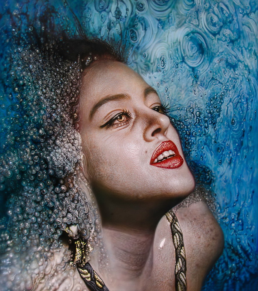 El arte es su máxima expresión : Hiperrealismo en Rostros y Paisajes ...