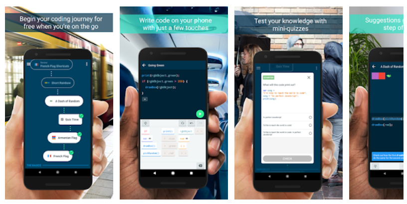 Grasshopper, Learn to Code in Google Way with Mobile App - Youth Apps
