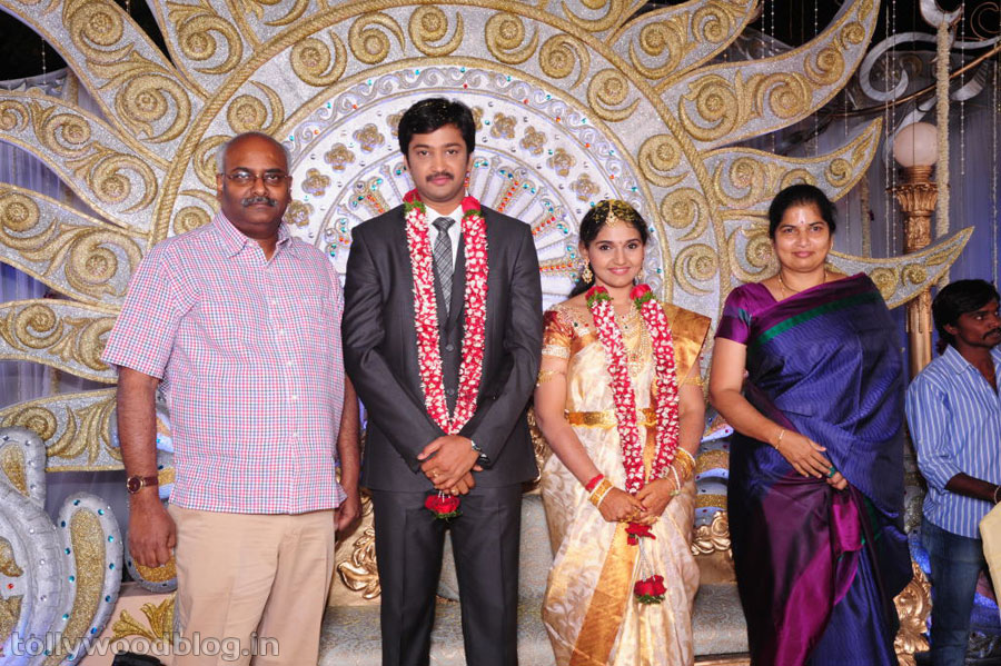 Aryan Rajesh Wedding Reception Photos Stills