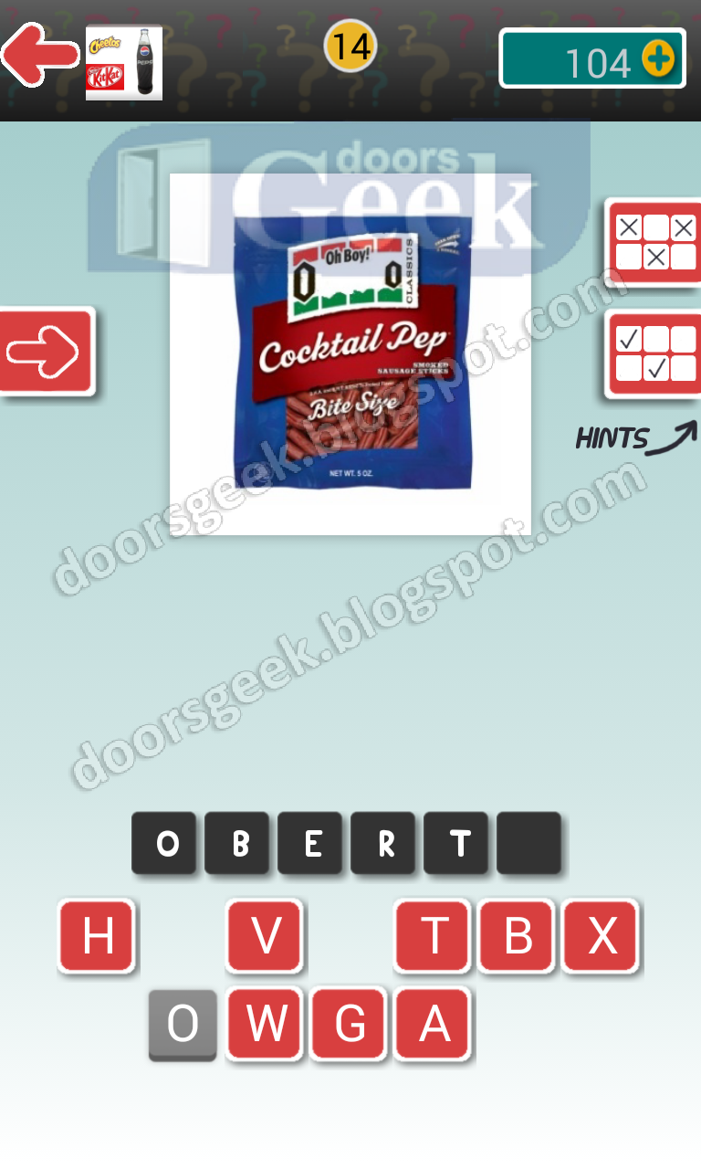 Guess The Food [Level 39-14] answer ~ Doors Geek