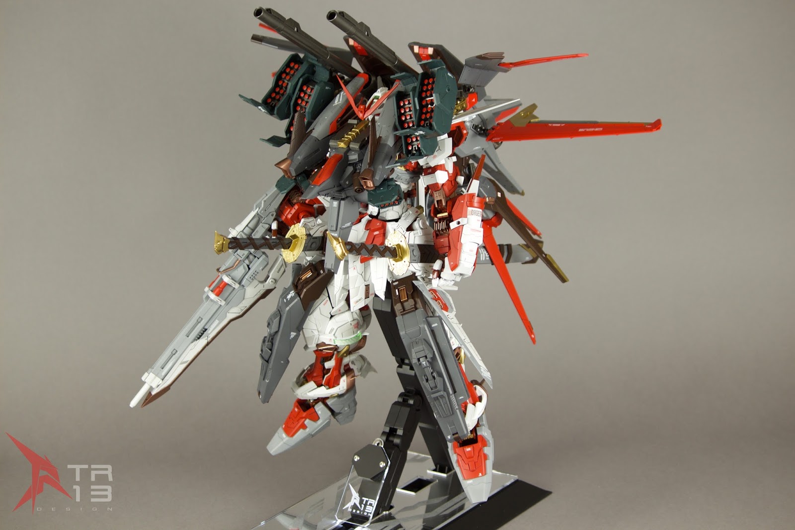 Custom Build: PG 1/60 Gundam Astray Red Frame "Raizen" Full Armour Mode