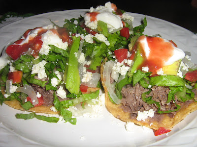 ¿Gusta Usted? Comida Casera Mexicana: RECETA DE TOSTADAS MEXICANAS ...