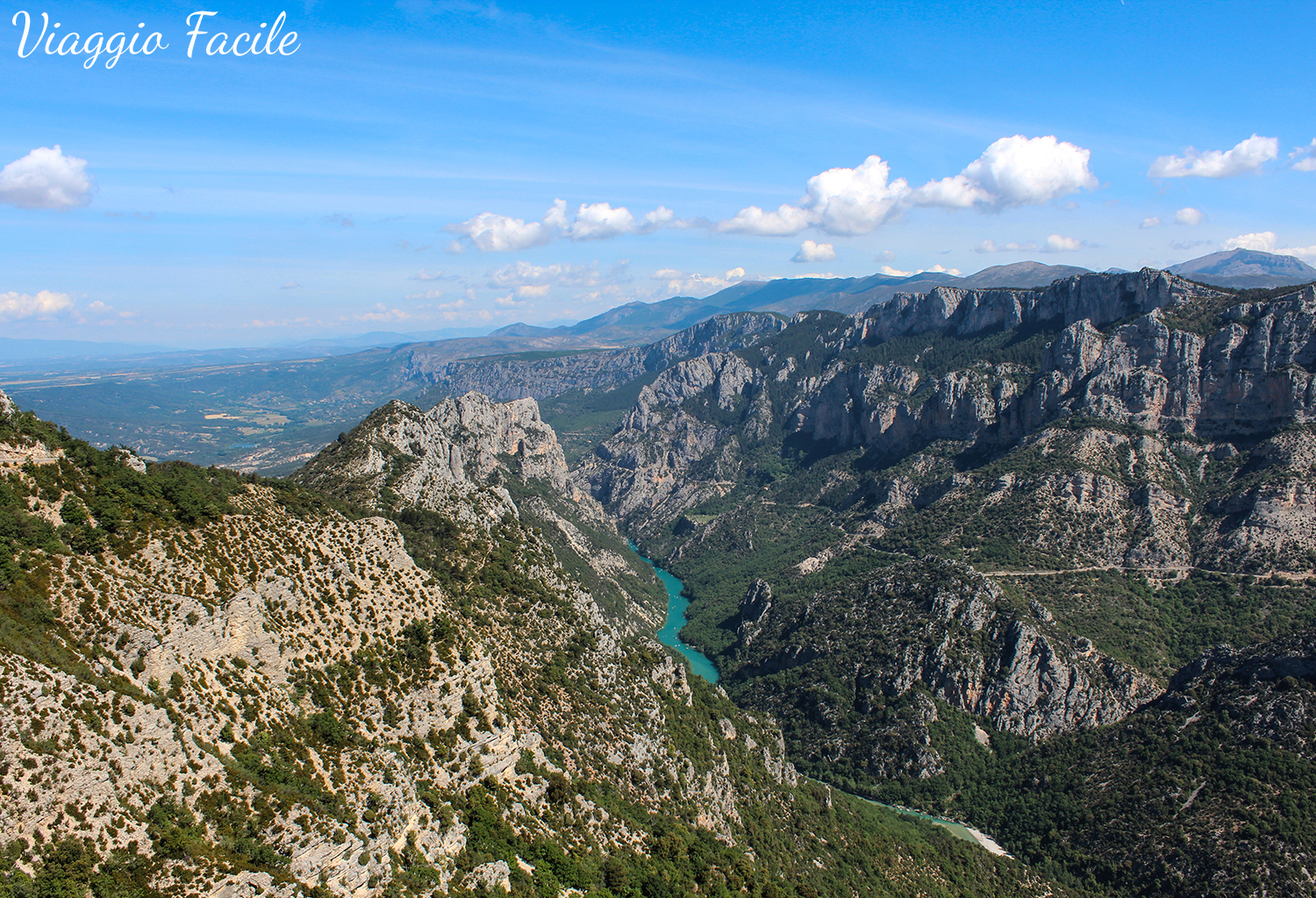 Viaggio facile : Le Gole del Verdon: il Canyon più grande d'Europa