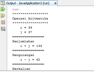 Tugas 2 : Membuat Program Sederhana "Operasi Aritmatika" ~ Be Creative