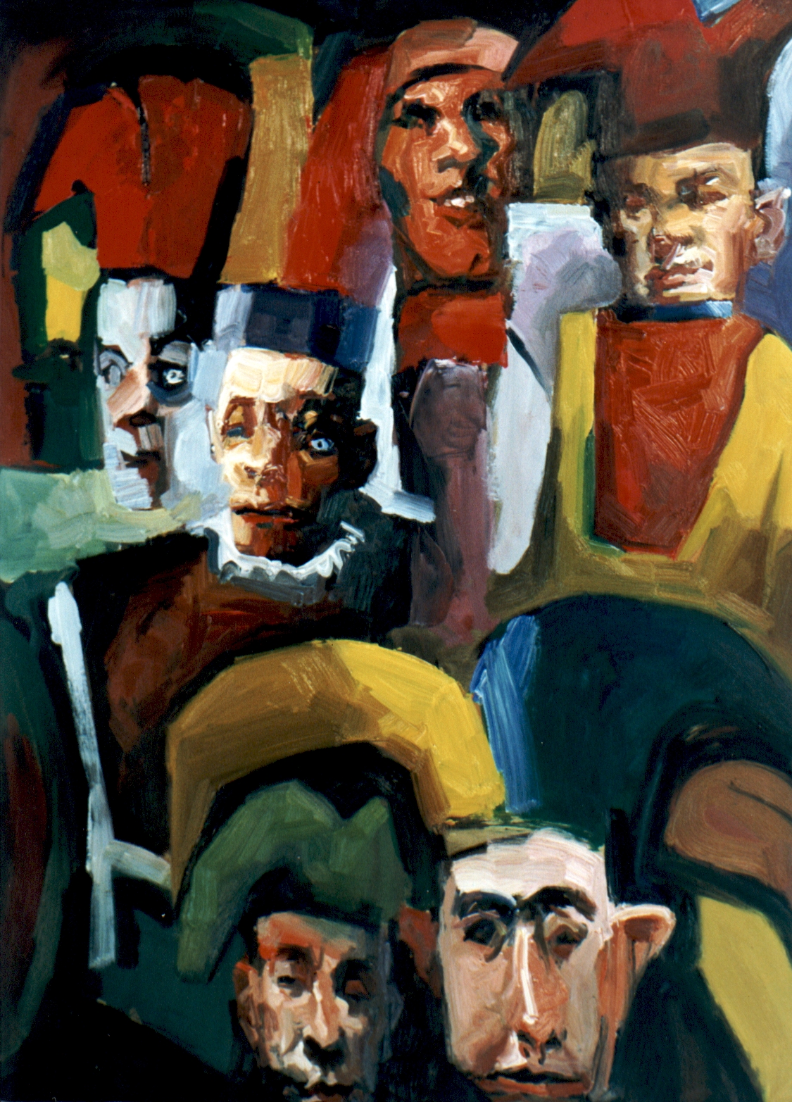 arteporajler: algunas obras de la serie de arlequines, 1996-2001