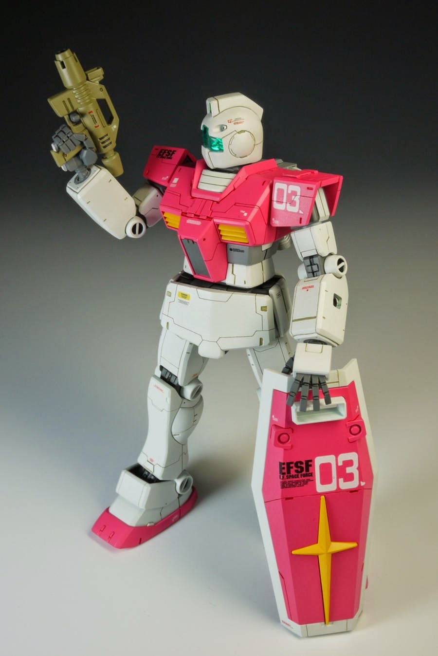 Custom Build: HGUC 1/144 RGM-79 GM "Detailed"