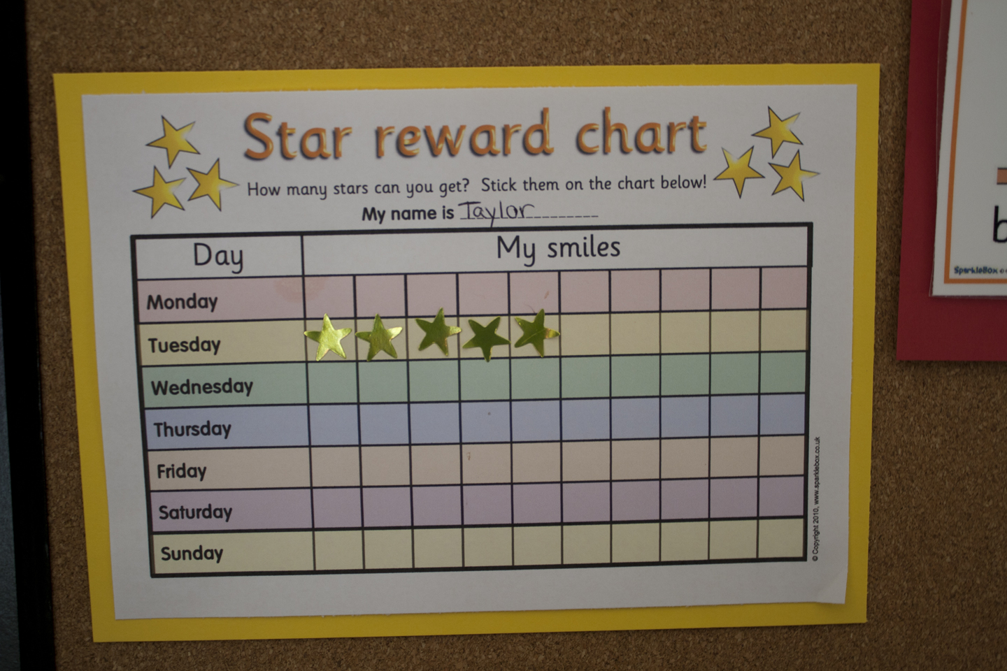 A Crafty Mom's Life: Daily Routine Chart and Behavior Chart