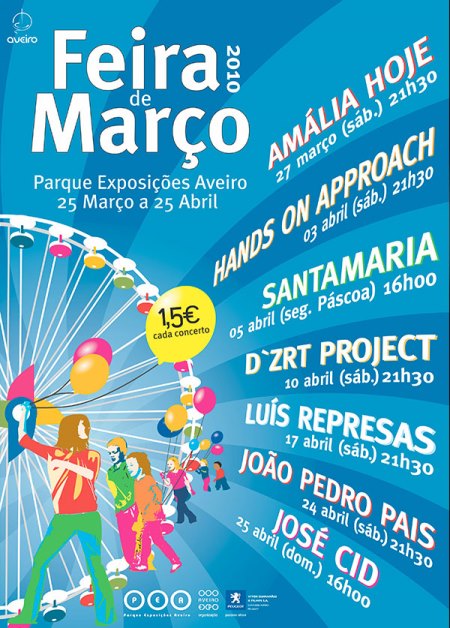 Cartaz Feira de Março 2020 em Aveiro