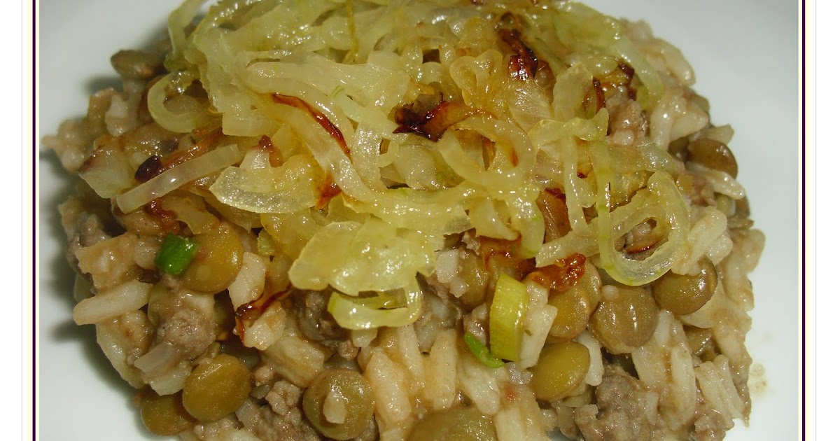 Arrume a Mesa!!: MJADRA (culinária Arábe)