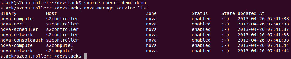 Installing Multi-Node OpenStack Folsom with DevStack
