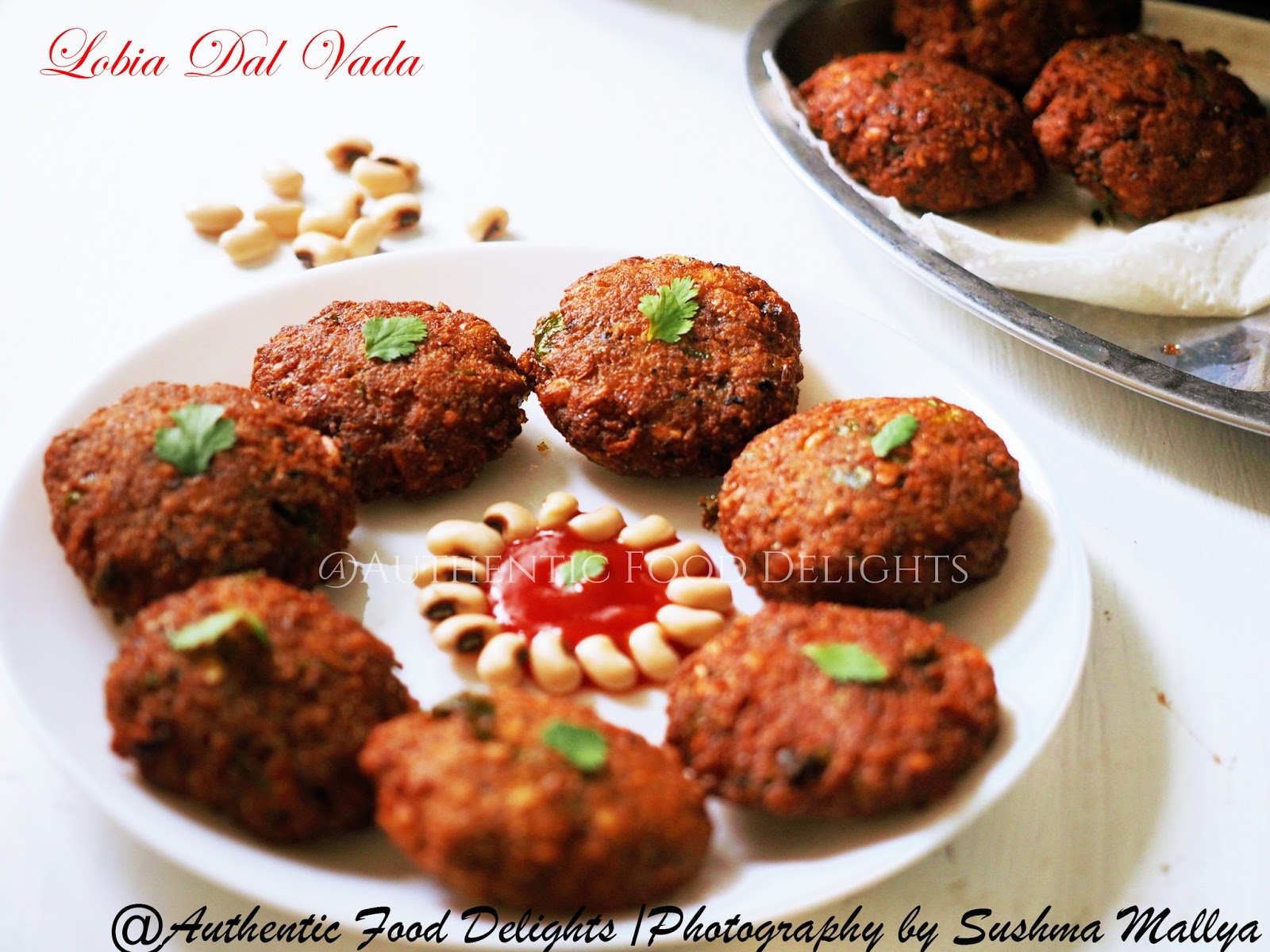 Authentic Food Delights: Lobia Dal Vada