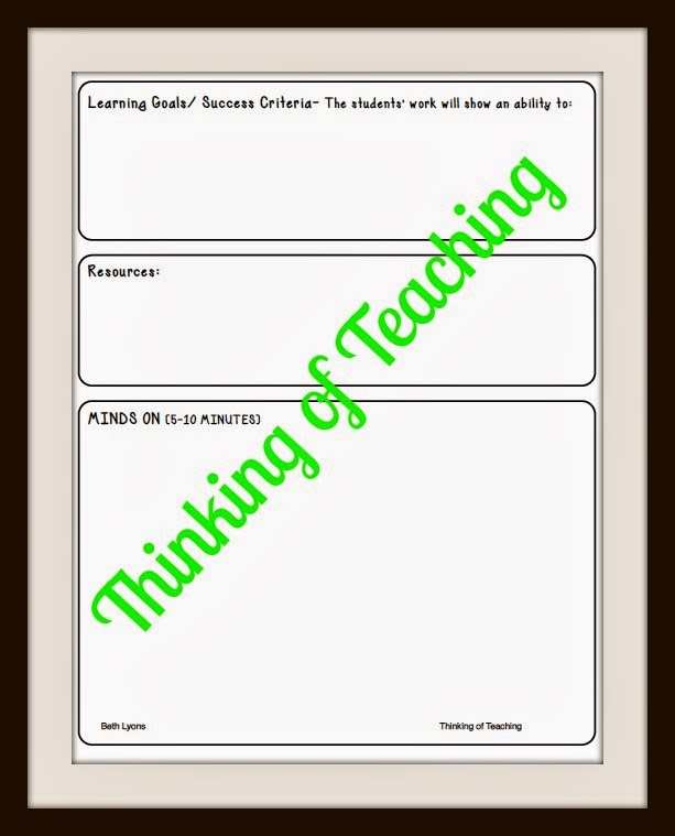 Thinking of Teaching: Math Workshop Series....continues with a FREEBIE!