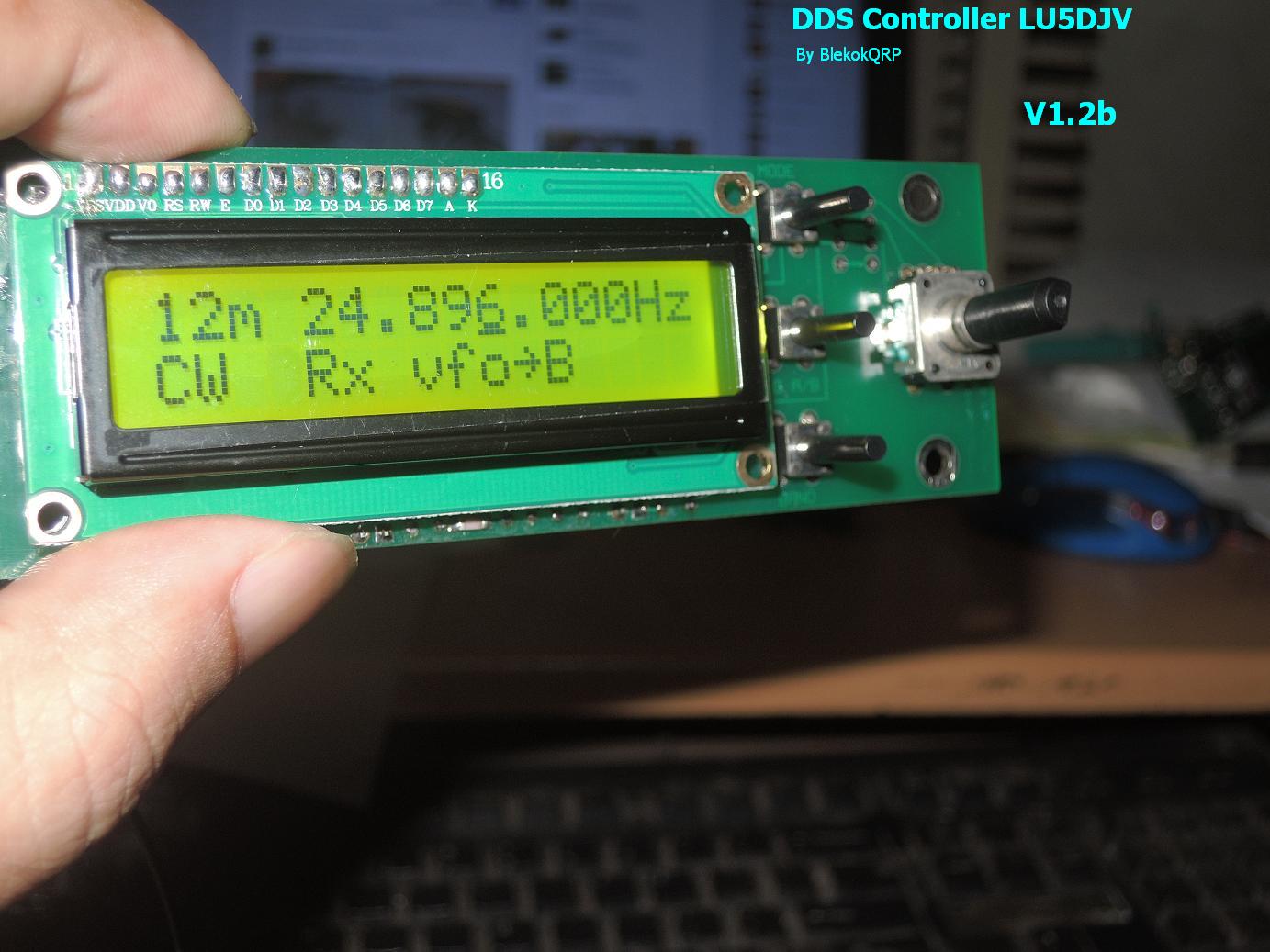 BLEKOK QRP by YD1JJJ: DDS Controller LU5DJV & VU3CNS