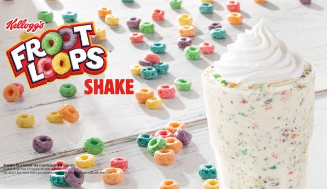 Burger King Launches New Froot Loops Shake
