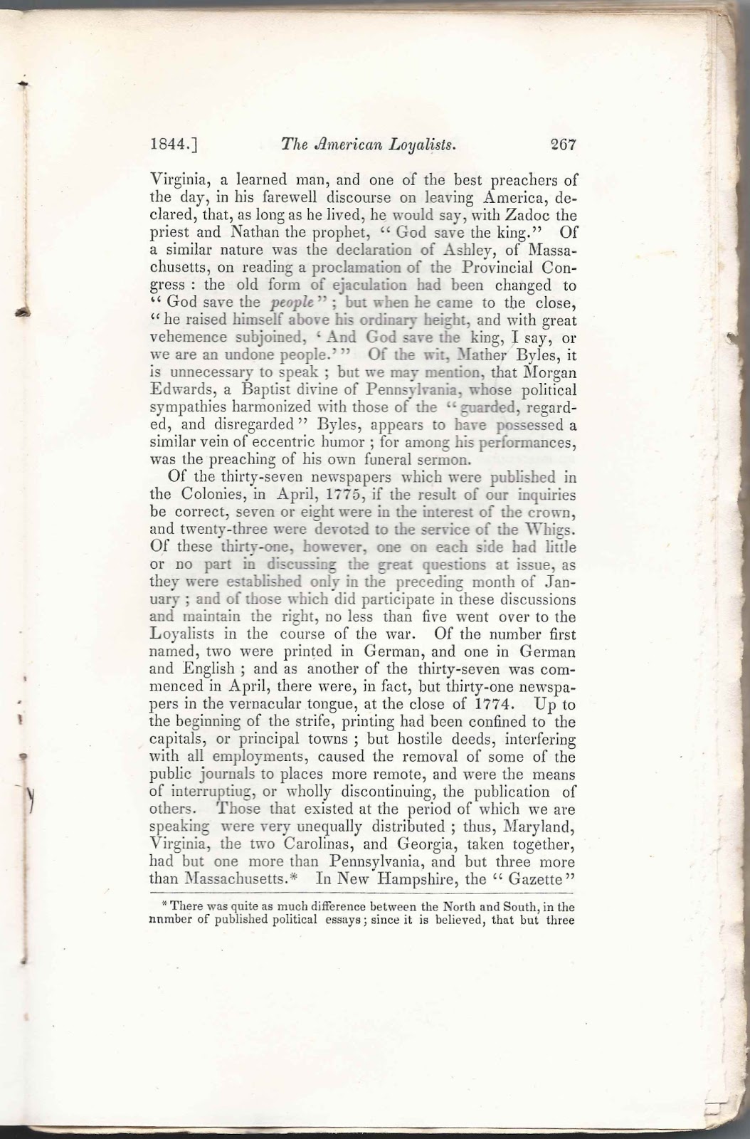 Heirlooms Reunited: 1844 Article about Loyalists in the journal "North ...