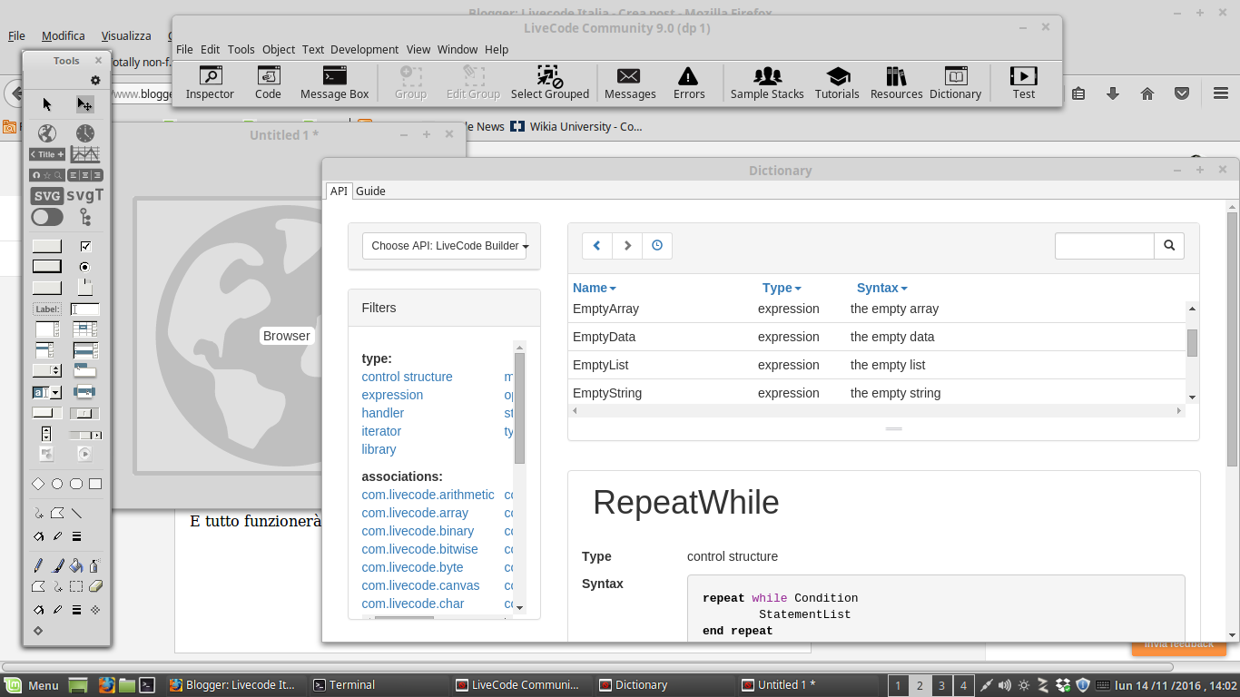 Livecode Italia: 2016