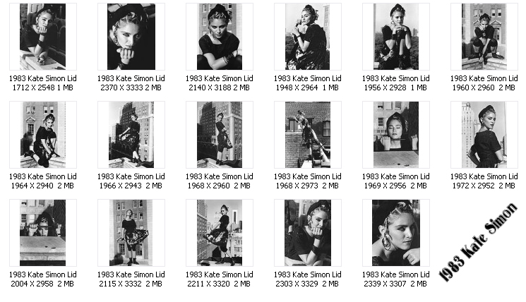 amomadonna: 1983 Photographed by Kate Simon