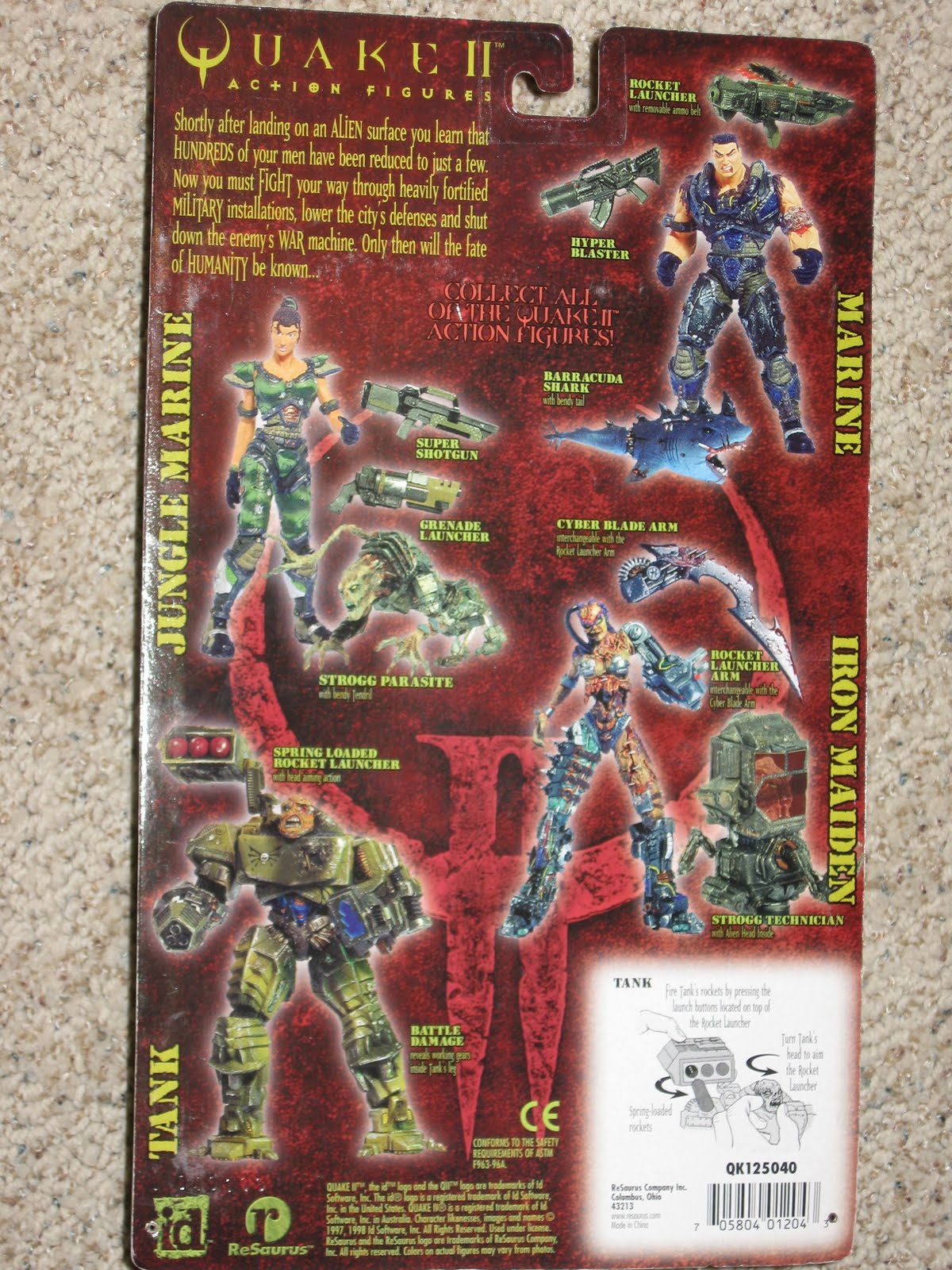 The Toyseum: ReSaurus Quake II Alien Strogg TANK