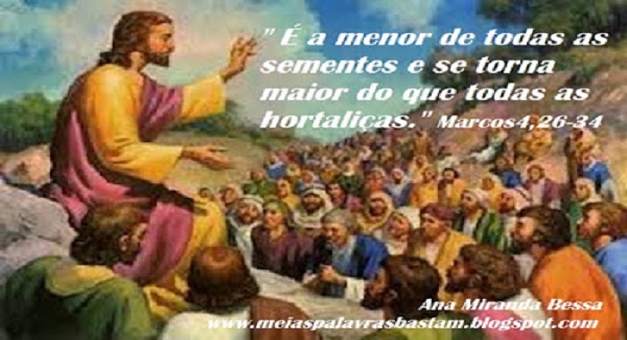 PALAVRA DE DEUS: MARCOS 4,26-34 : 'A SEMENTE PEQUENINA DO REINO ...