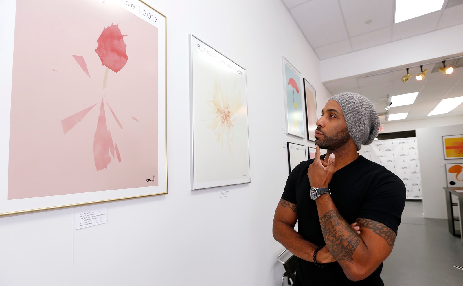 Mark Kodiak Ukena: Chris Falcon's Artwork at Rufk Art Pop Up Gallery