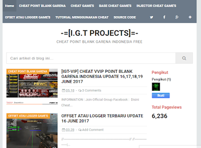 CARA DOWNLOAD CHEAT DI IGT PROJECTS - -=[I.G.T PROJECTS]=-