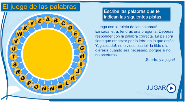 Las TIC en Primaria: EL JUEGO DE LAS PALABRAS
