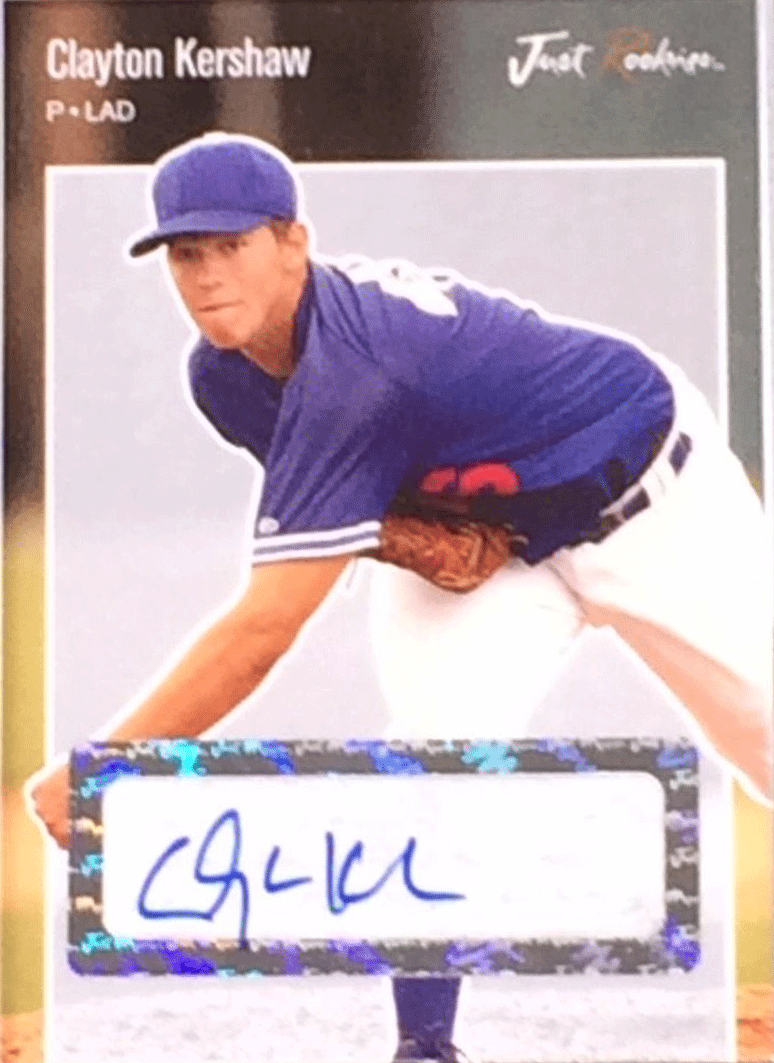 Dodgers Blue Heaven: Look at the Earliest Clayton Kershaw Cards - A ...
