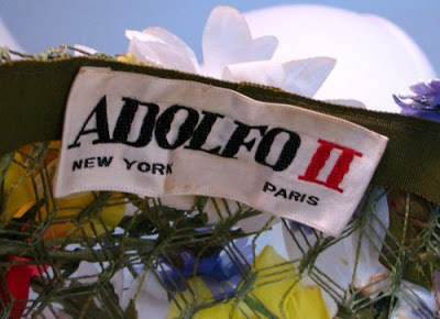 Couture Allure Vintage Fashion: Adolfo Hats, 1963-66