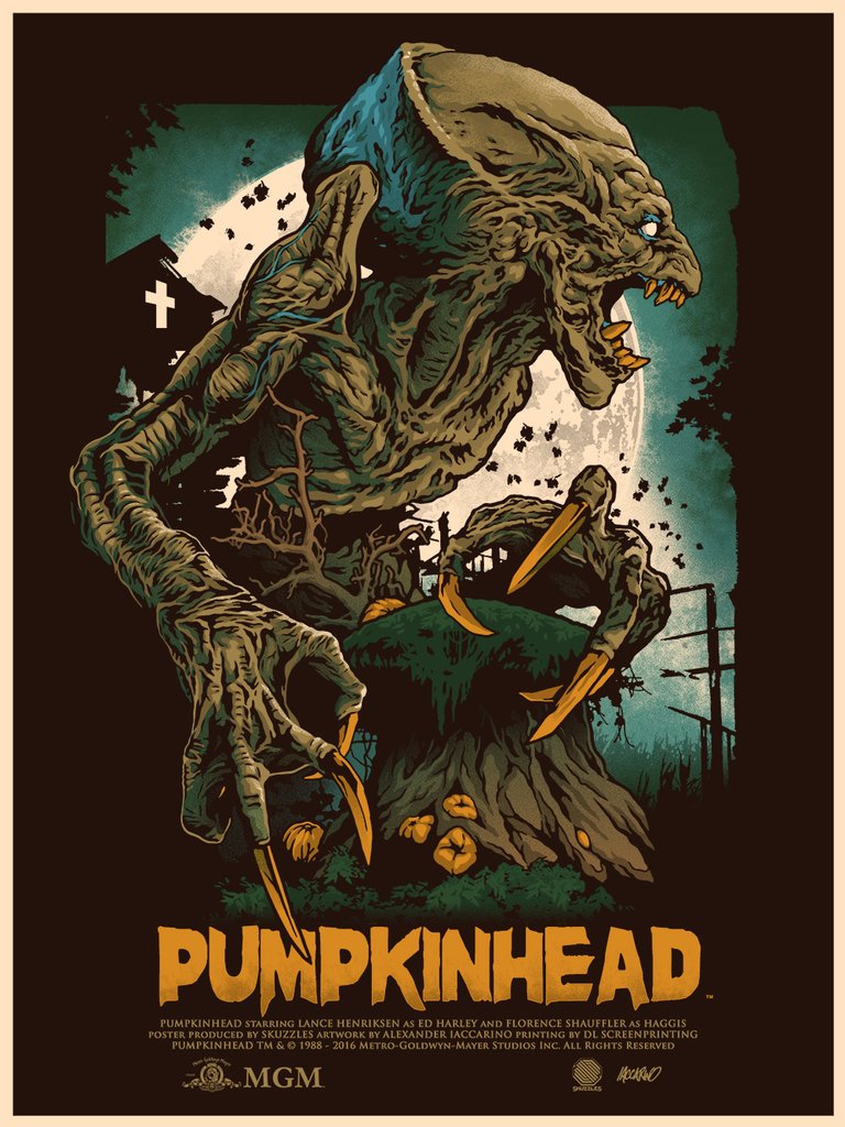 INSIDE THE ROCK POSTER FRAME BLOG: Alexander Iaccarino Pumpkinhead ...