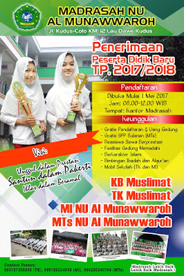 Desain Pataka, Spanduk, Banner, Brosur PPDB 2017/2018 - Info Dari Ops