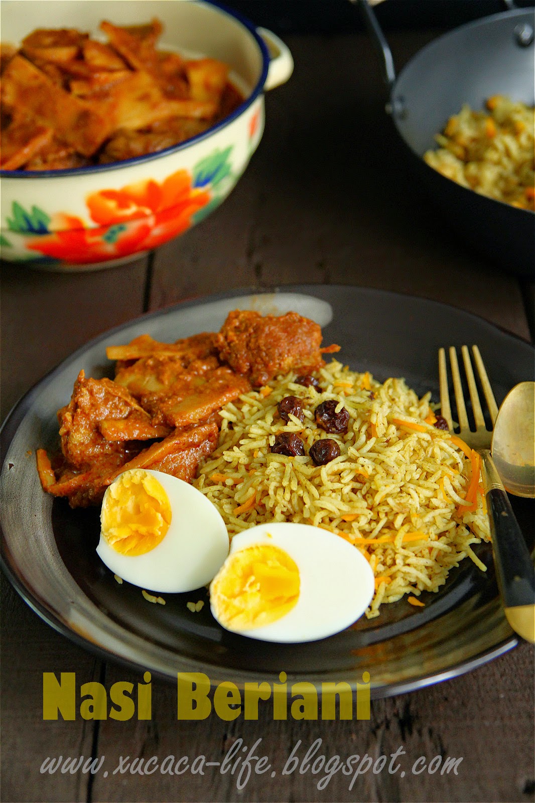 Butter . Flour & Me 爱的心灵之约: Nasi Beriani / 竹笋素咖哩