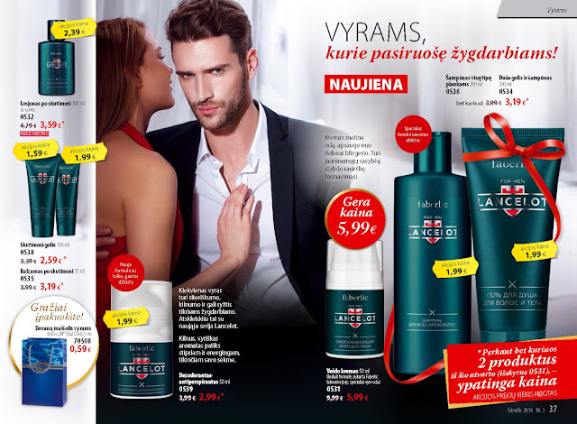 Kosmetika FABERLIC: Vyrams