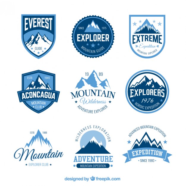 Template logo petualang pendaki gunung Vector EPS, AI, CDR Gratis ...