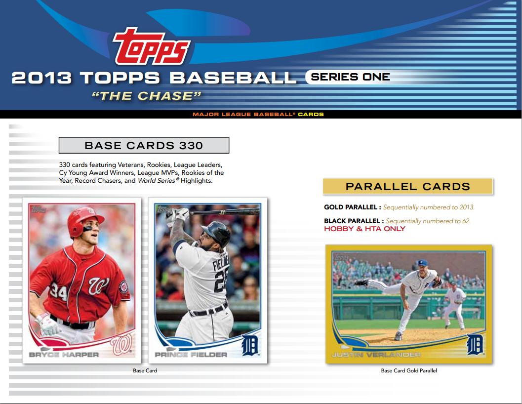 bdj610's Topps Baseball Card Blog: 2013 Topps Series 1 Sell Sheets are ...