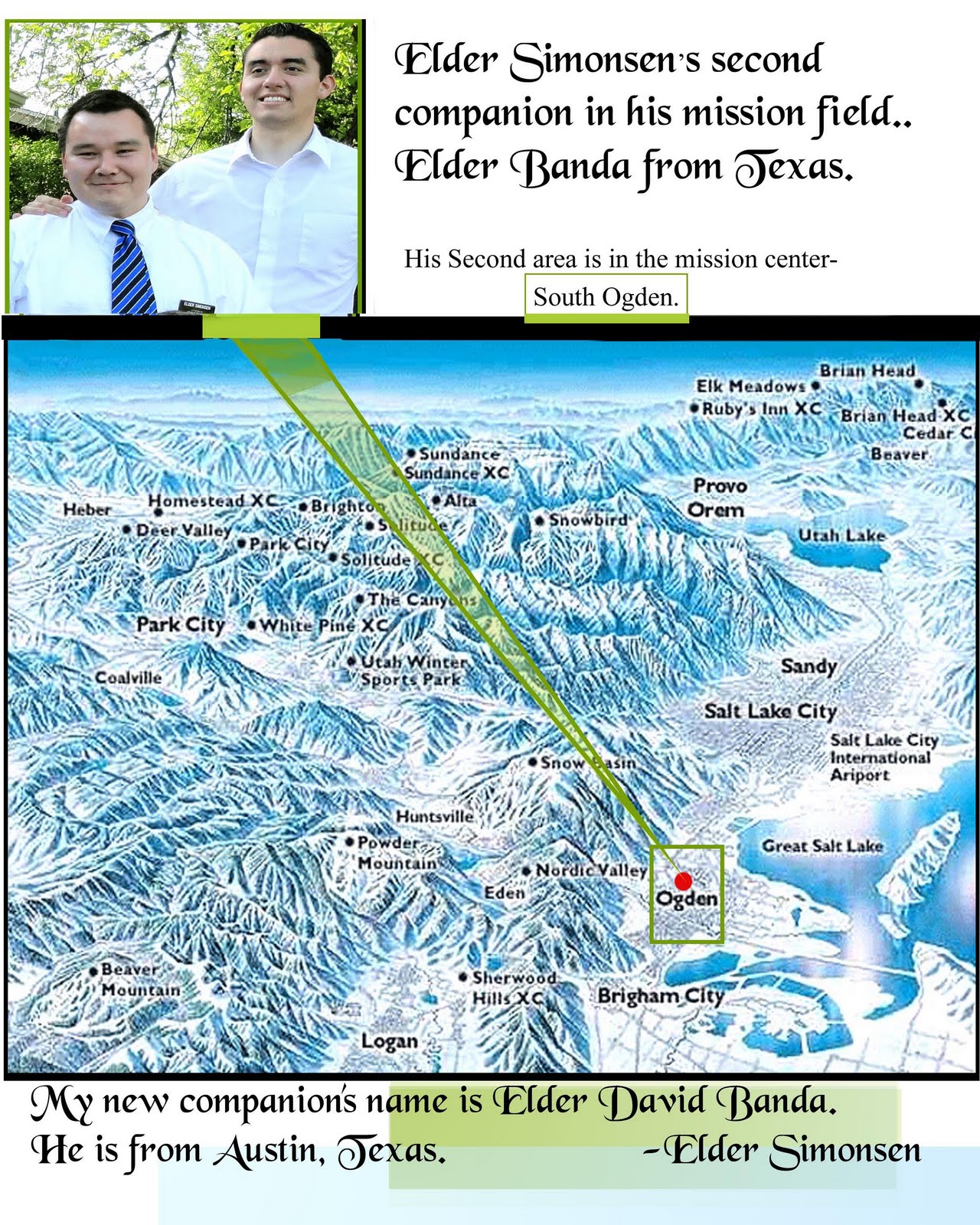 Elder JJ Simonsen: Spring to Summer with Elder Simonsen in the Utah ...