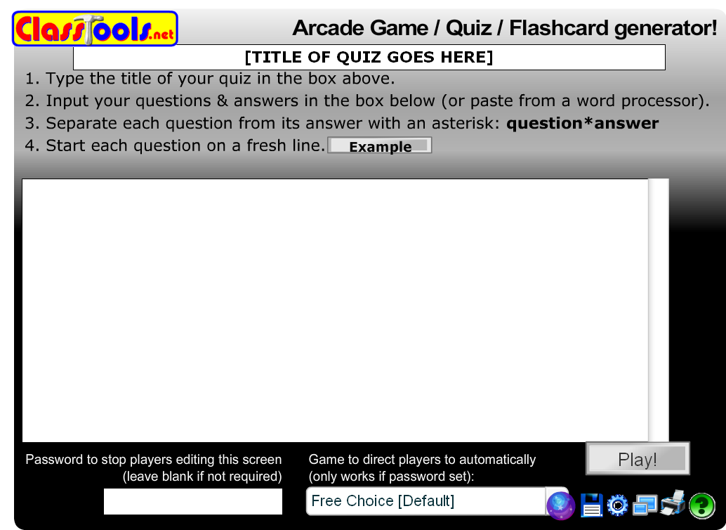 Educational Technology Guy: ClassTools - create interactive tools and ...