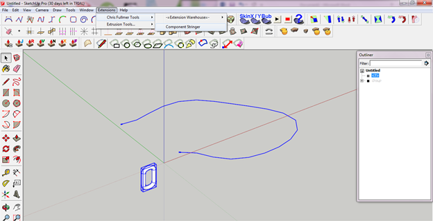 How to Make Chains Automatically on SketchUp - bagus3d