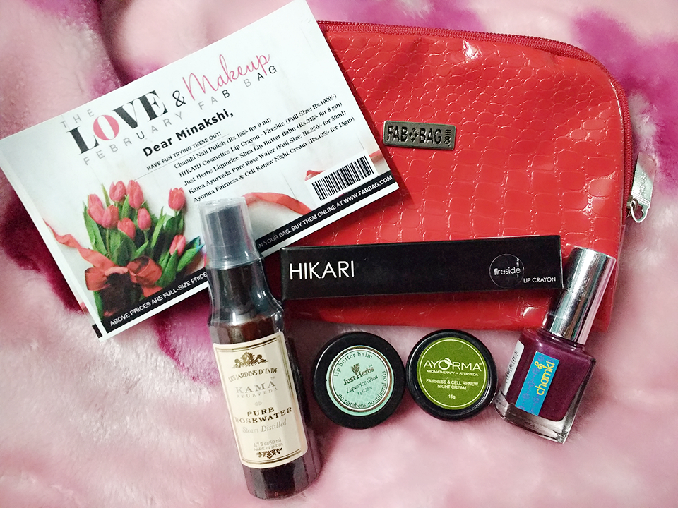 Fab Bag February: The Love & Makeup Bag Review