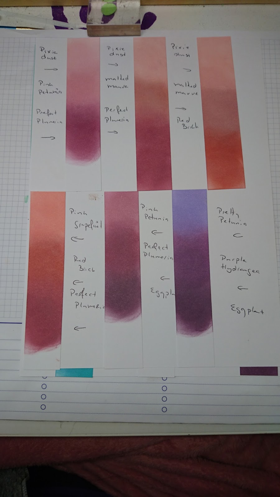 Cards by Maaike: Versamagic inkblending recipes